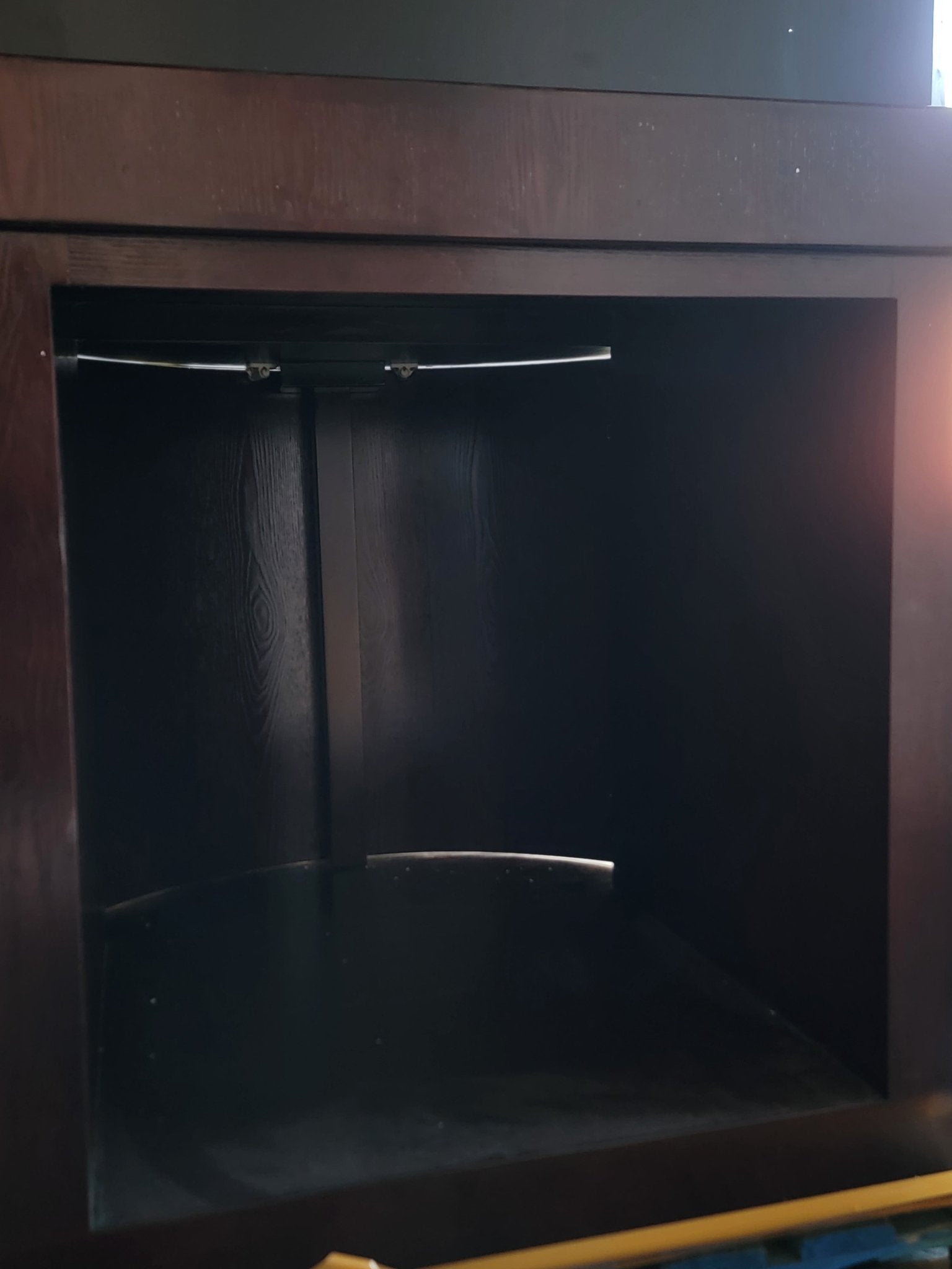 Display Model 133g 3/4 Cylinder Round Glass Reef-Ready Aquarium + Sump ...