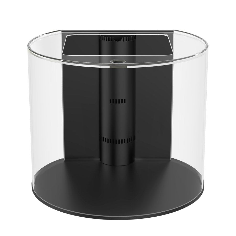 3/4 Cylinder GLASS Reef-Ready Aquarium | Large Cylinder Aquarium With ...