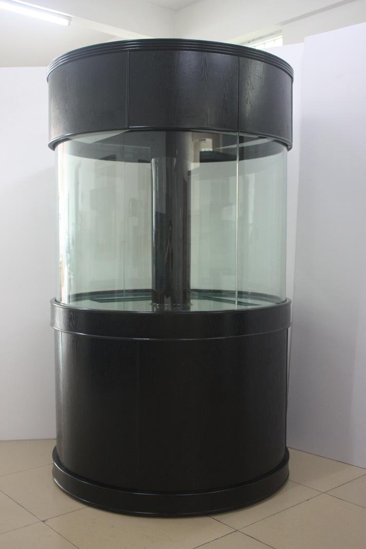 Large Glass Reef-Ready Full Cylinder Aquarium With Stand | AQUA VIM ...